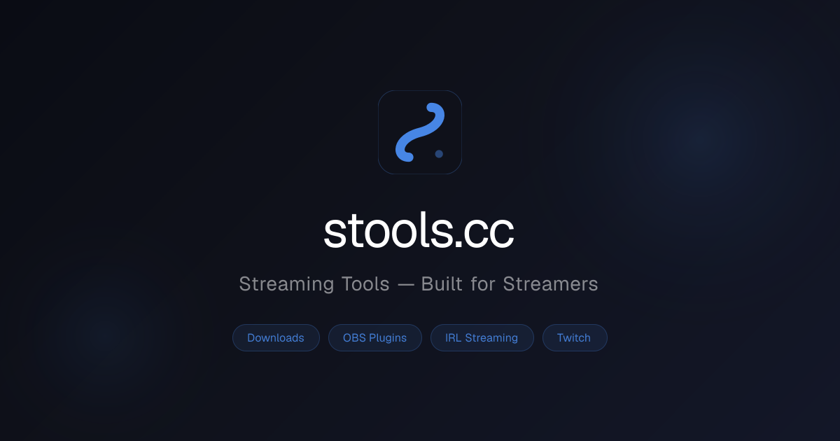 stools.cc – Streaming Tools